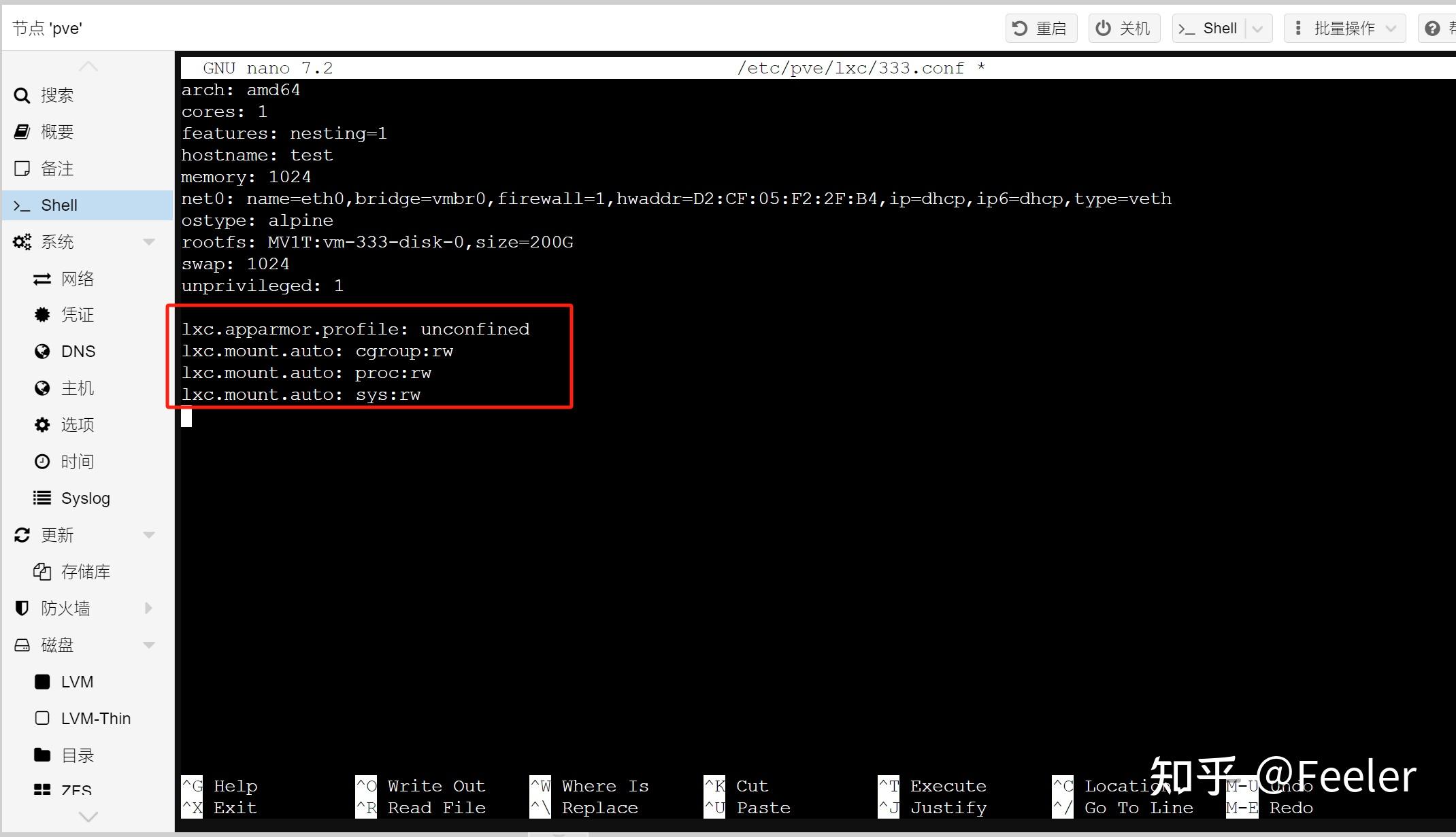 PVE使用LXC容器安装alpine精简系统，安装Docker，继续安装甜糖-笔记 - 知乎