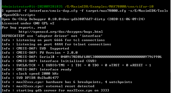 【嵌入式AI开发&Maxim篇一】美信Maxim78000Evaluation Kit AI部署流程初探 - 知乎