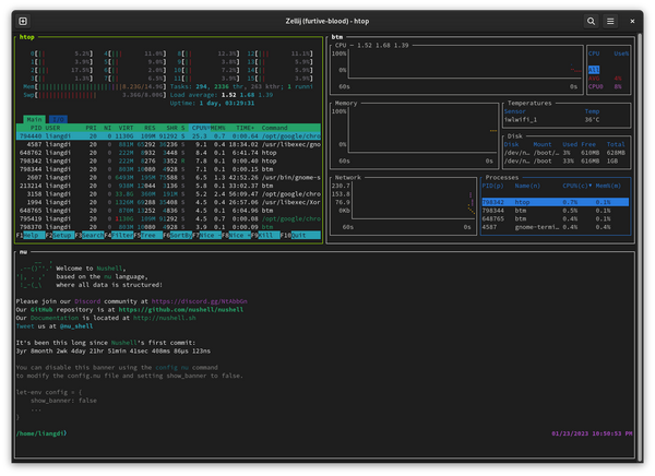 Rust 项目鉴赏: zellij 替代 screen, tmux 的终端工具 - 知乎