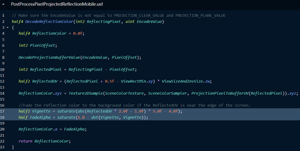 UE4 Pixel Projected Reflection解析 - 知乎