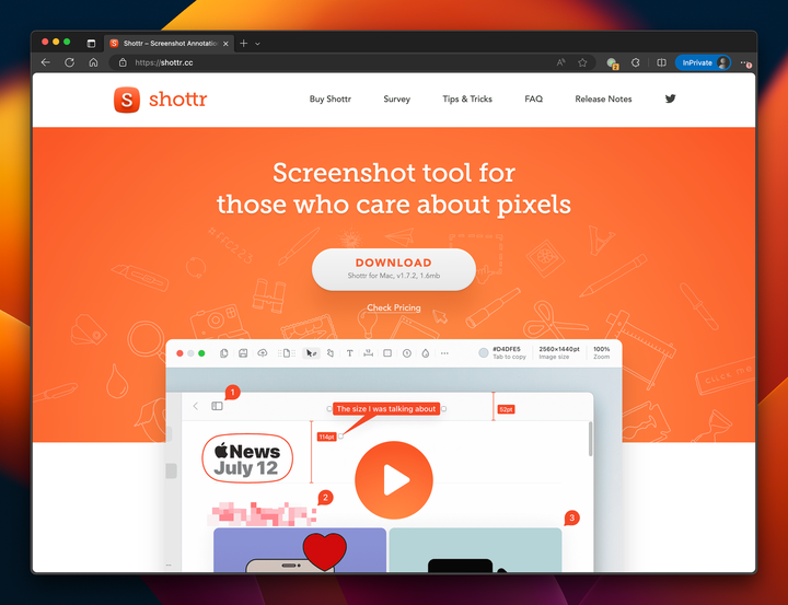 Mac 上最好用的长截图软件 - shottr - 知乎