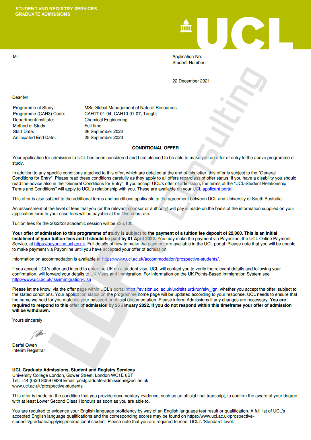 【解析】UCL MSc Global Management of Natural Resources - 知乎