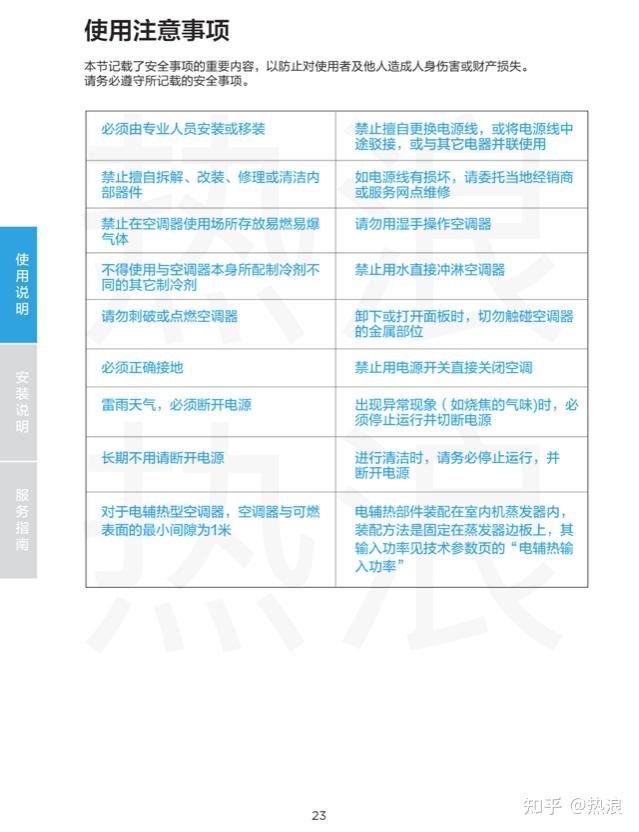 美的MWA1空调说明书 1级能效空调柜机 - 知乎