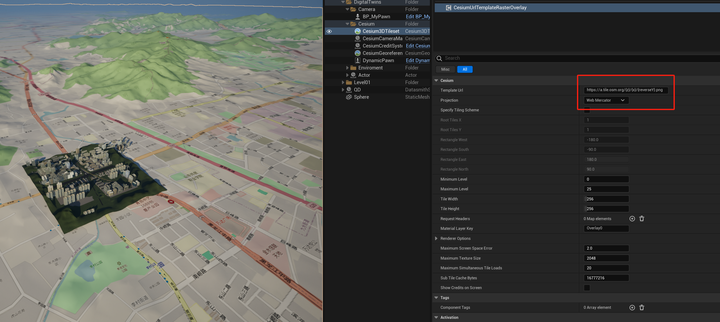 Cesium for Unreal---URL Template GIS地图模板 - 知乎