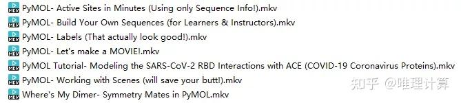 Pymol从入门到出图视频教程（高清 免费 3小时） - 知乎