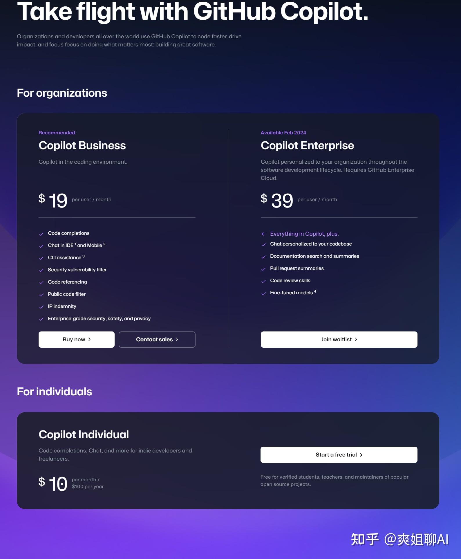 最受欢迎的 AI 开发工具 Github Copilot - 知乎