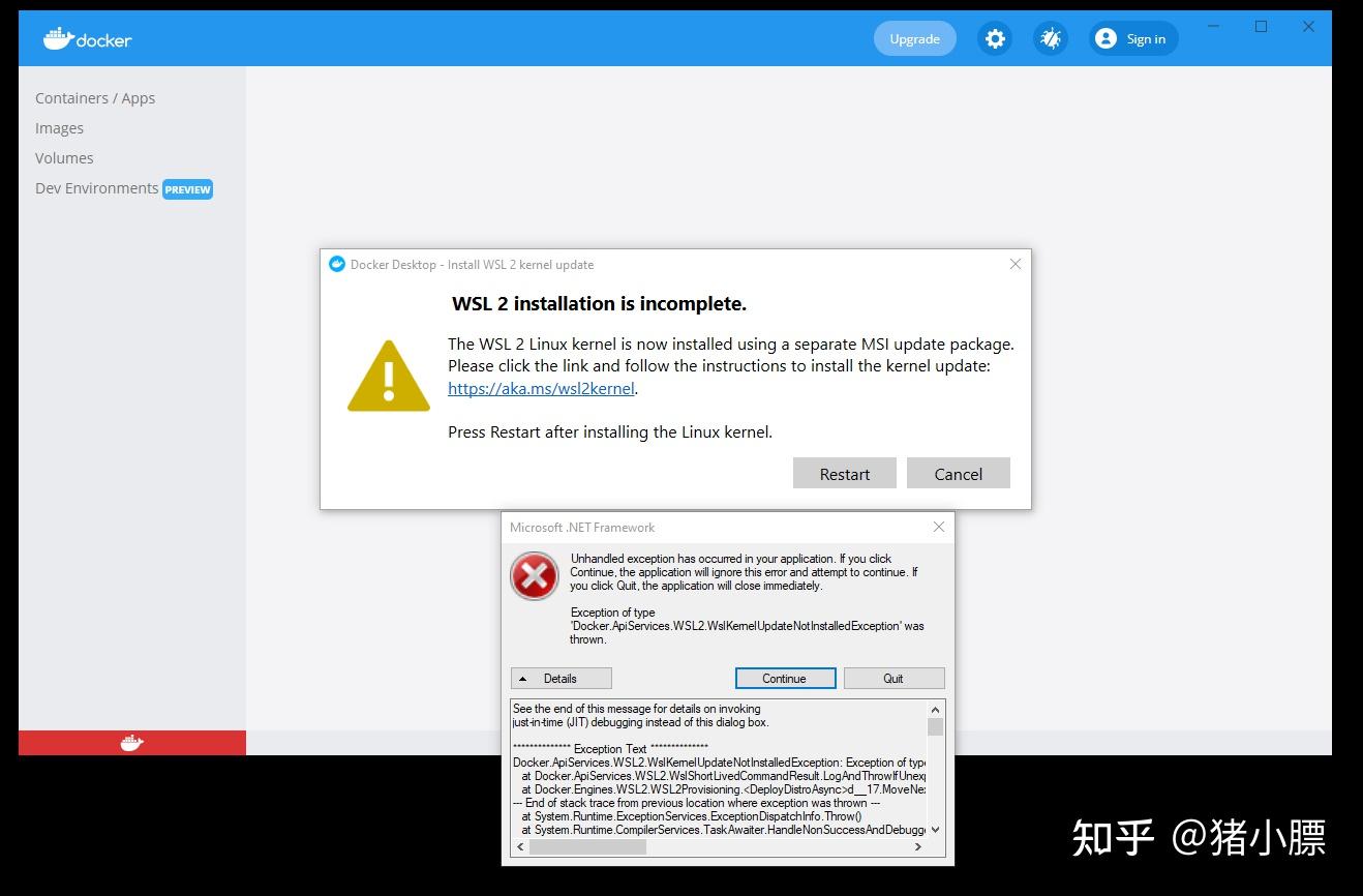 Windows 10 安装docker 知乎