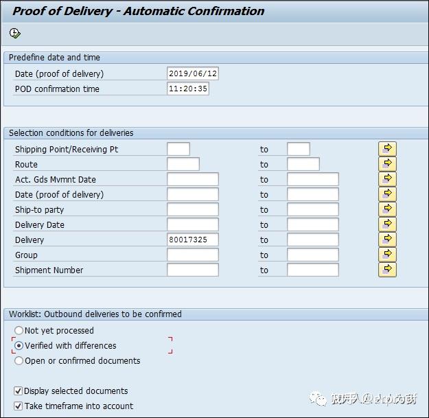 SAP POD（交货证明）流程详解 - 知乎