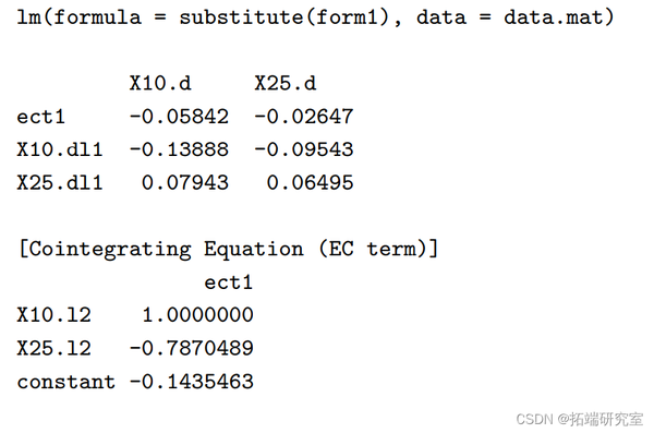 R语言ECM误差修正模型、均衡修正模型、受限VECM、协整检验、单位根检验即期利率市场数据 - 知乎