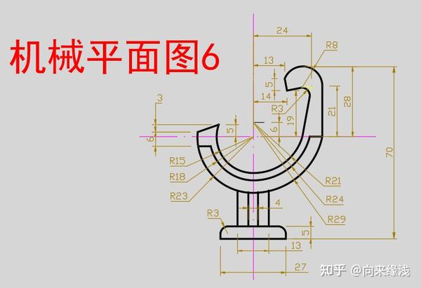 AutoCAD机械制图、UG和SW练习100例 - 知乎