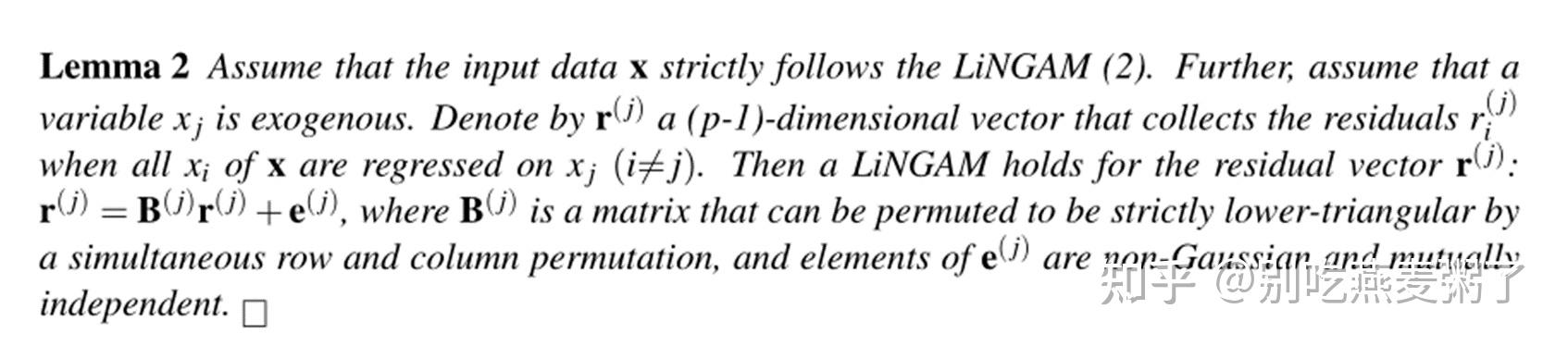 LiNGAM-线性无环非高斯模型 - 知乎