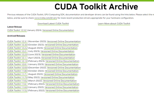 cuda cudnn pytorch 版本对齐 - 知乎
