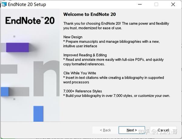Endnote 20安装教程 - 知乎