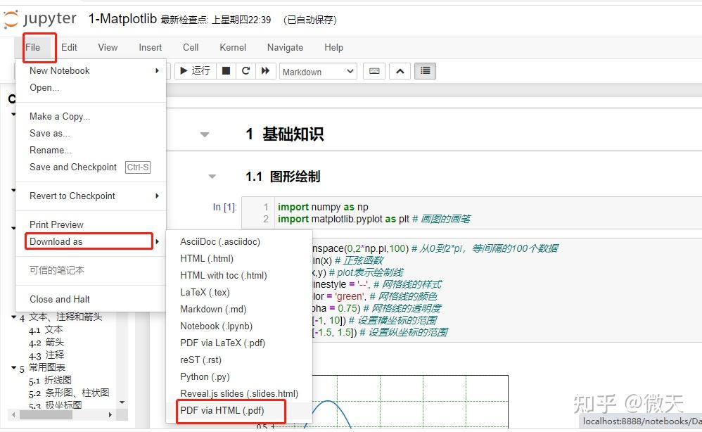 （最新最详细）Jupyter Notebook导出带中文字体和书签的PDF的五种方法 - 知乎