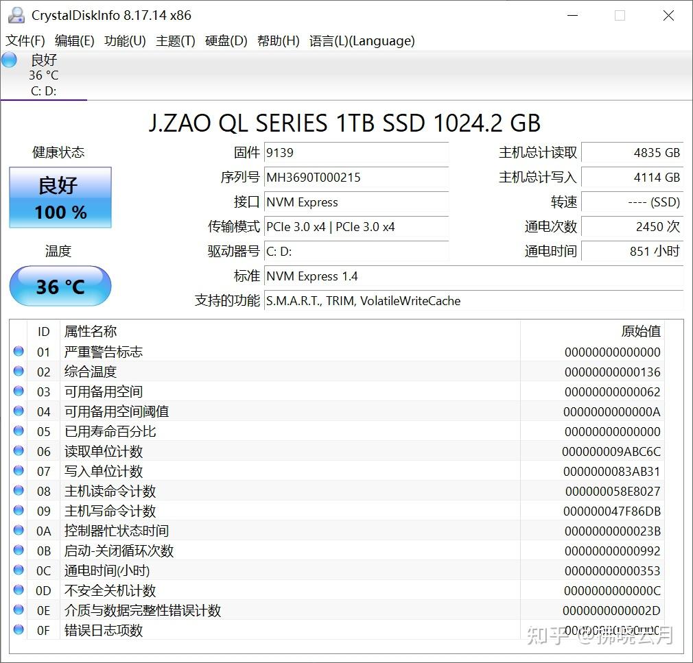 PC问题拾遗7：京东京造麒麟SSD的4K读取、0E故障 - 知乎