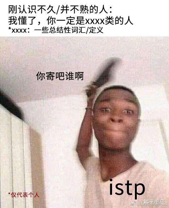 各位ISTP是怎样的性格？ - 知乎