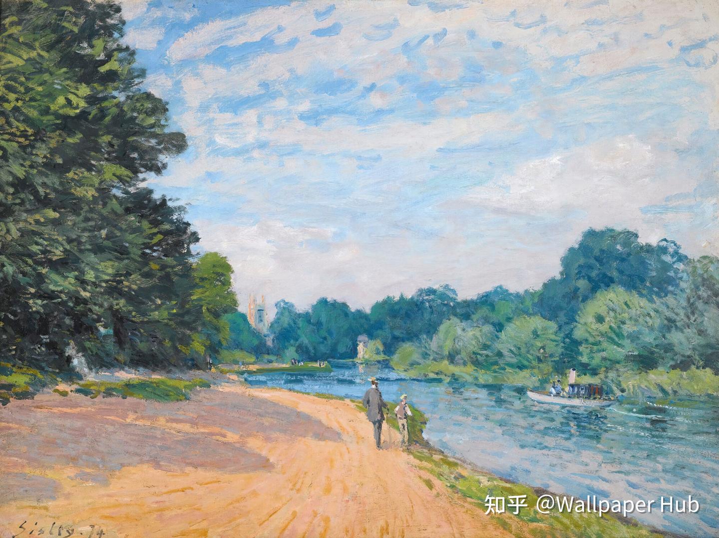 阿尔弗莱德·西斯莱（Alfred Sisley）作品合集 - 知乎