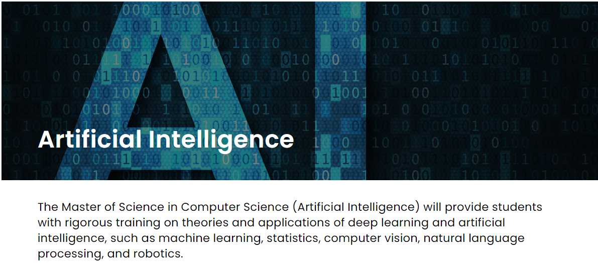 美国人工智能研究生学校推荐？ - 知乎