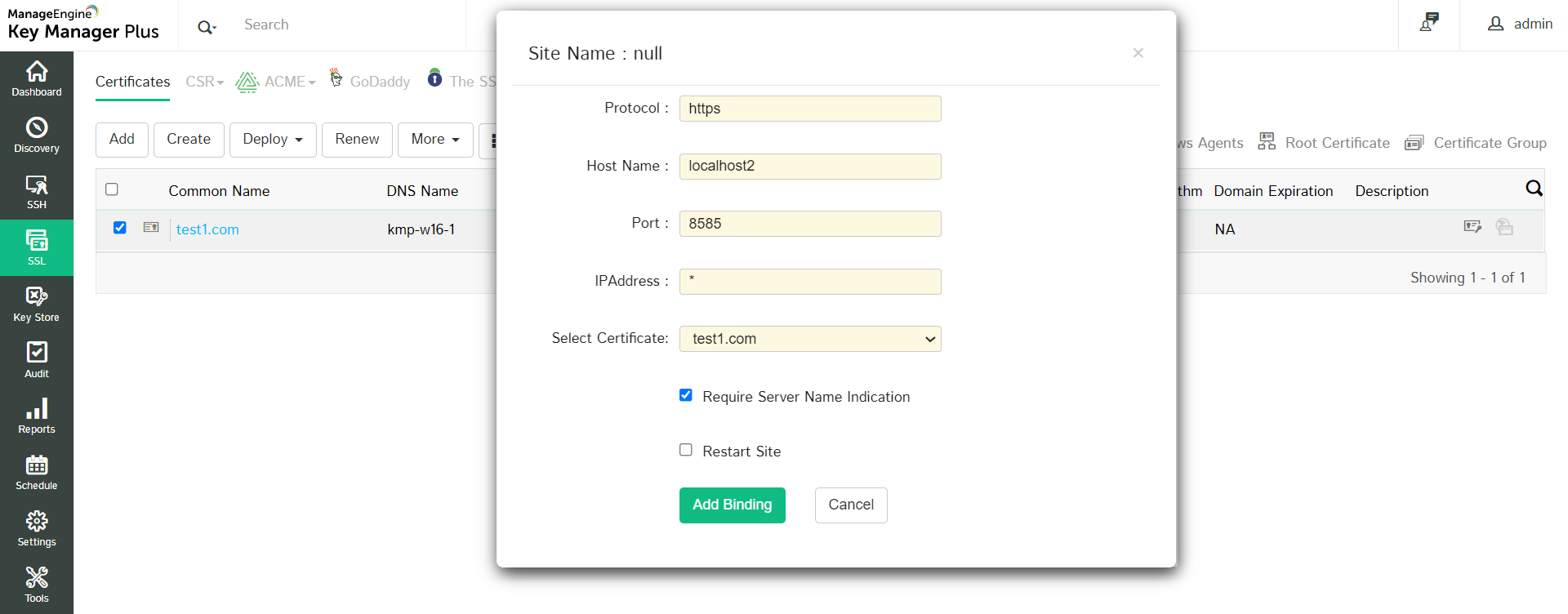 使用Key Manager Plus部署SSL证书 - 知乎