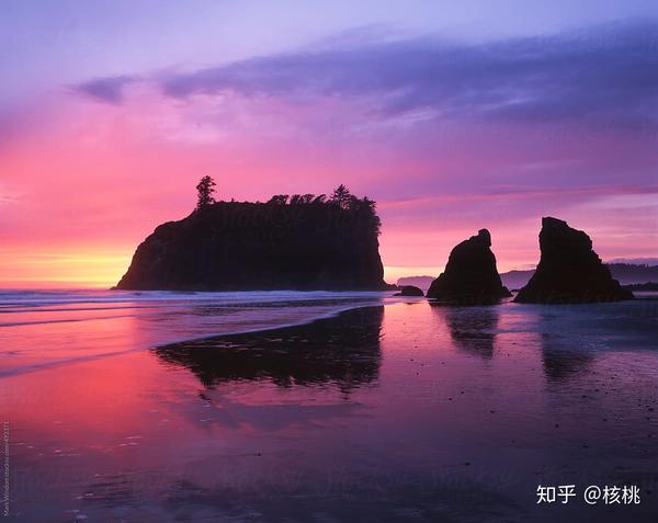 「日推」Red skies at Ruby Beach - 知乎