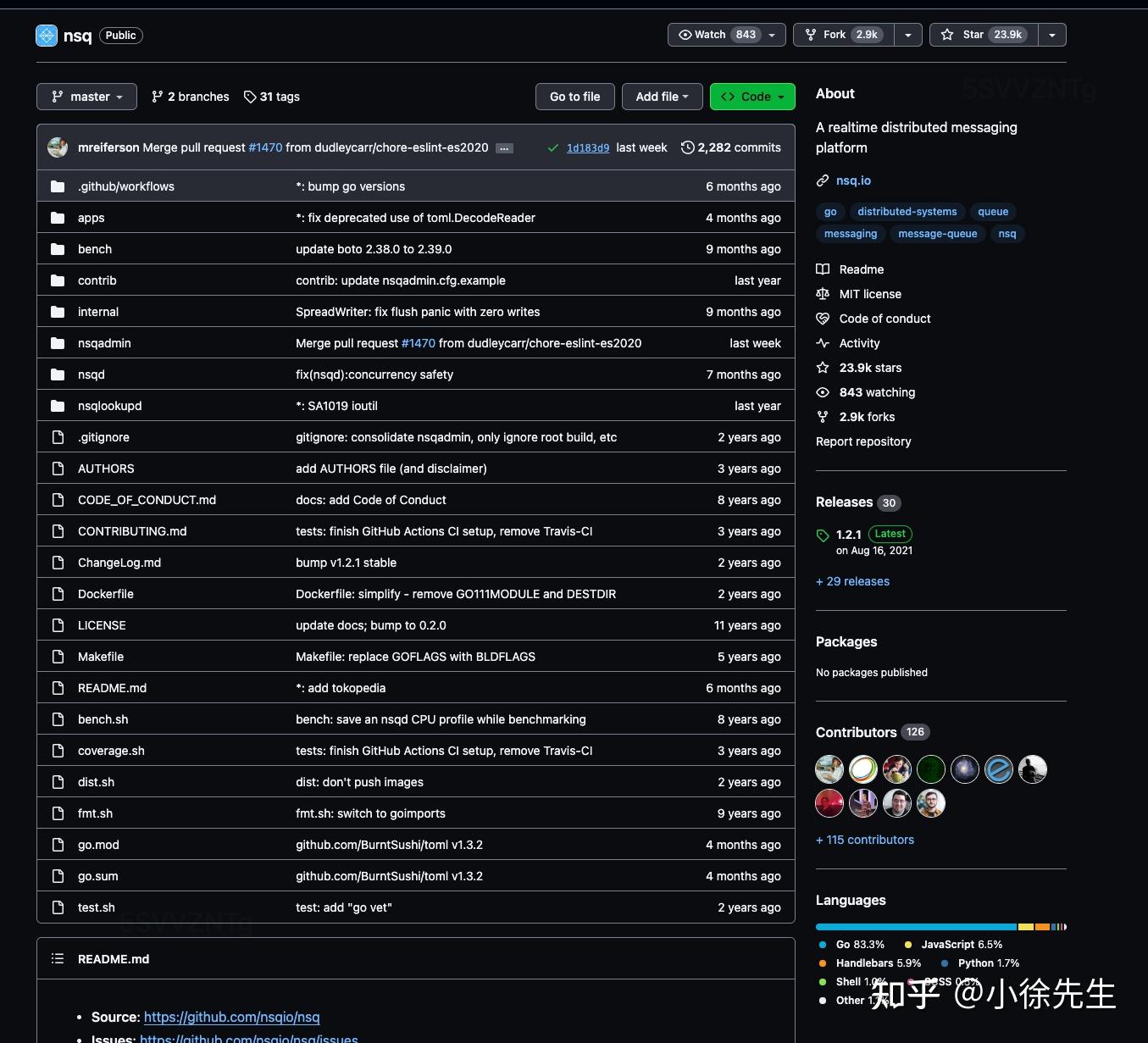 万字解析 go 语言分布式消息队列 nsq - 知乎