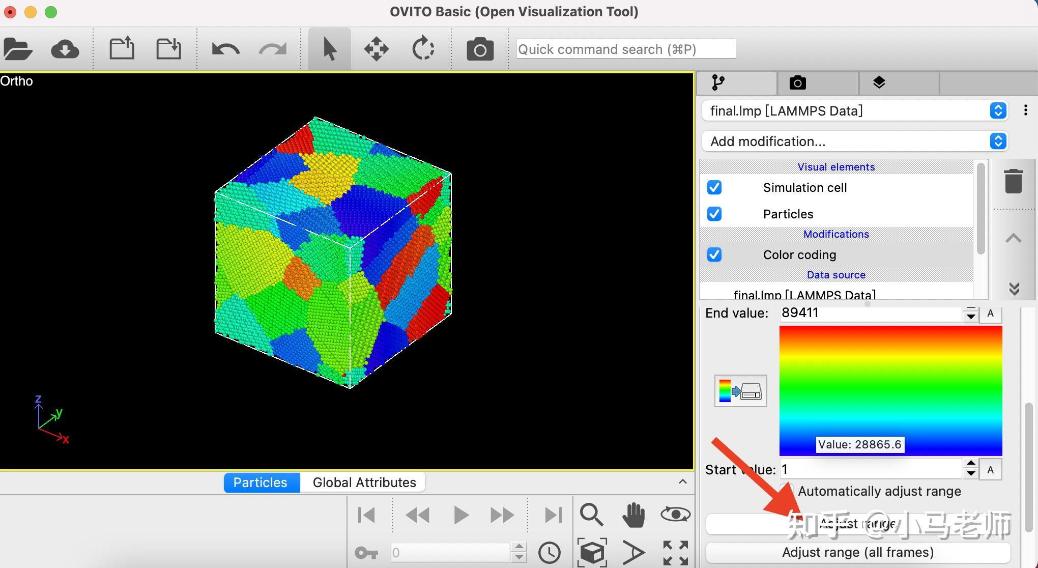 lammps教程：Ovito中多晶不同颜色显示技巧 - 知乎