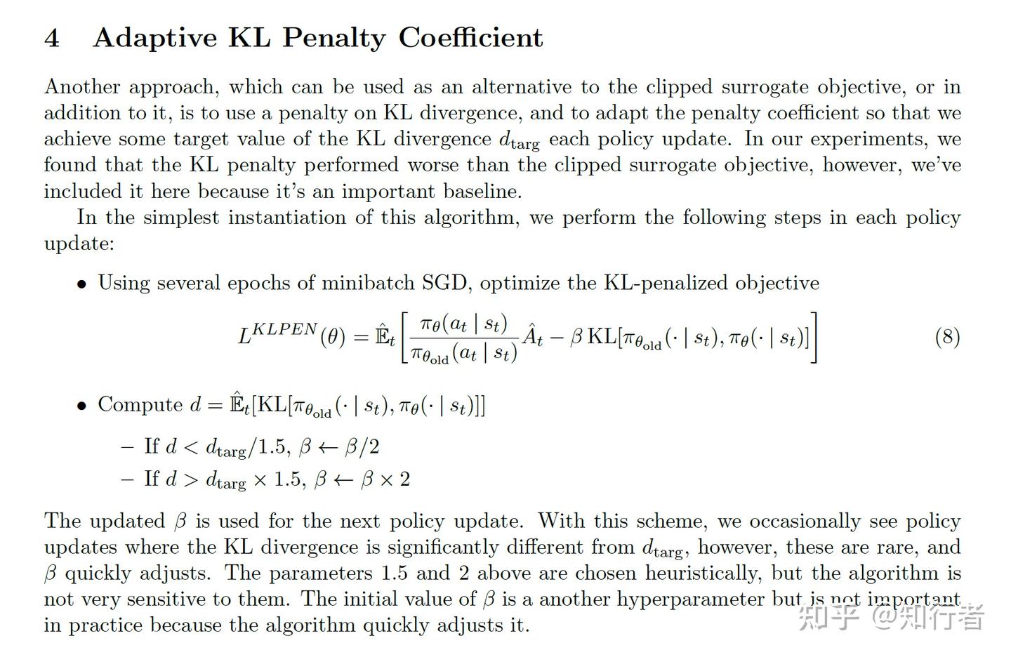 PPO: Proximal Policy Optimization Algorithms - 知乎