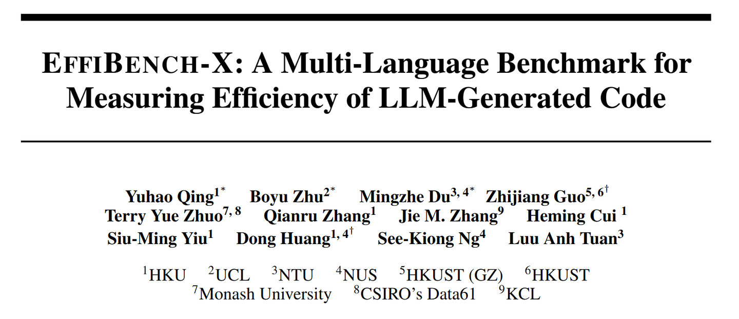 从大模型代码生成的正确性到高效性(1)：LiveCodeBench to EffiBench(-X) - 知乎