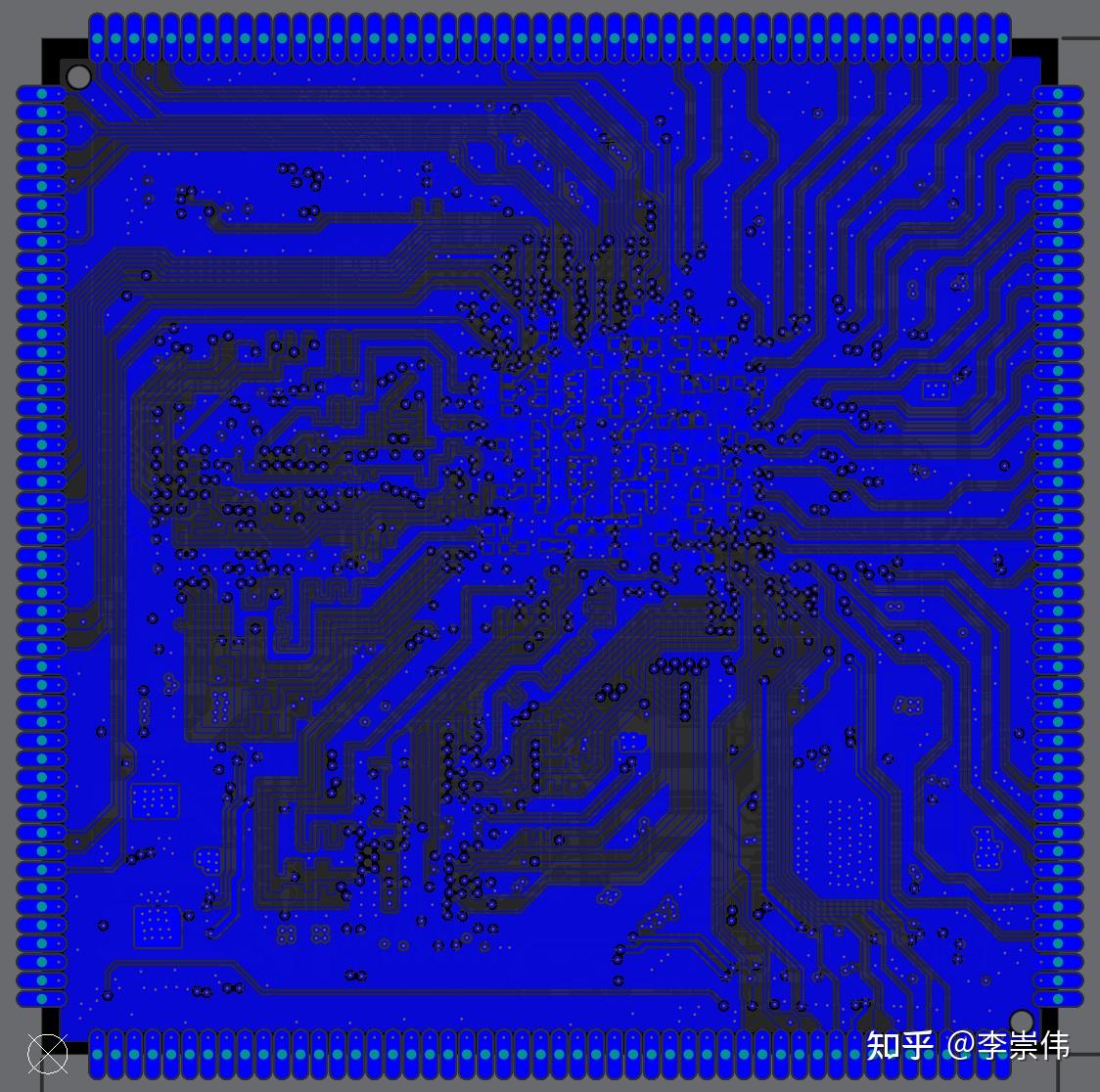 【案例1】八层瑞芯微RK3399邮票孔核心板PCB设计 - 知乎