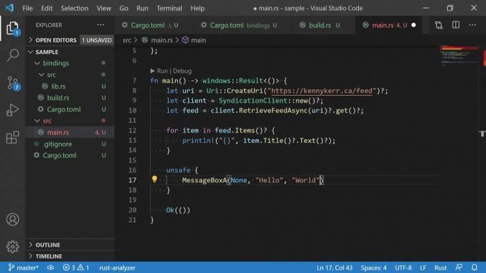 Microsoft | Rust for Windows新版发布，可任意调用Windows API - 知乎