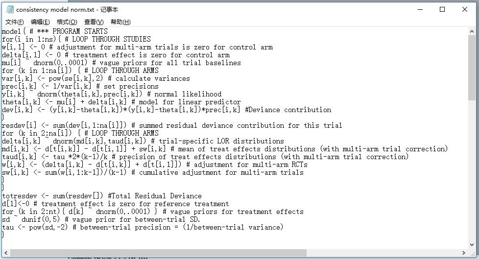 使用OpenBUGS对连续性变量进行贝叶斯网状meta分析 - 知乎