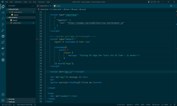 用于 VS Code 的 Edge 开发工具扩展太棒了，因此我放弃了 Chrome - 知乎
