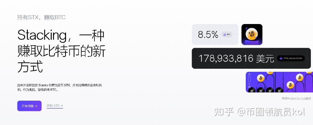为DeFi注入新鲜血液 Stacks（STX）解锁原生比特币的巨大价值 - 知乎
