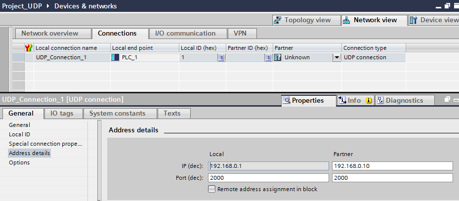 如何在西门子博途(TIA Potal)环境下组态通信连接(UDP)？ - 知乎