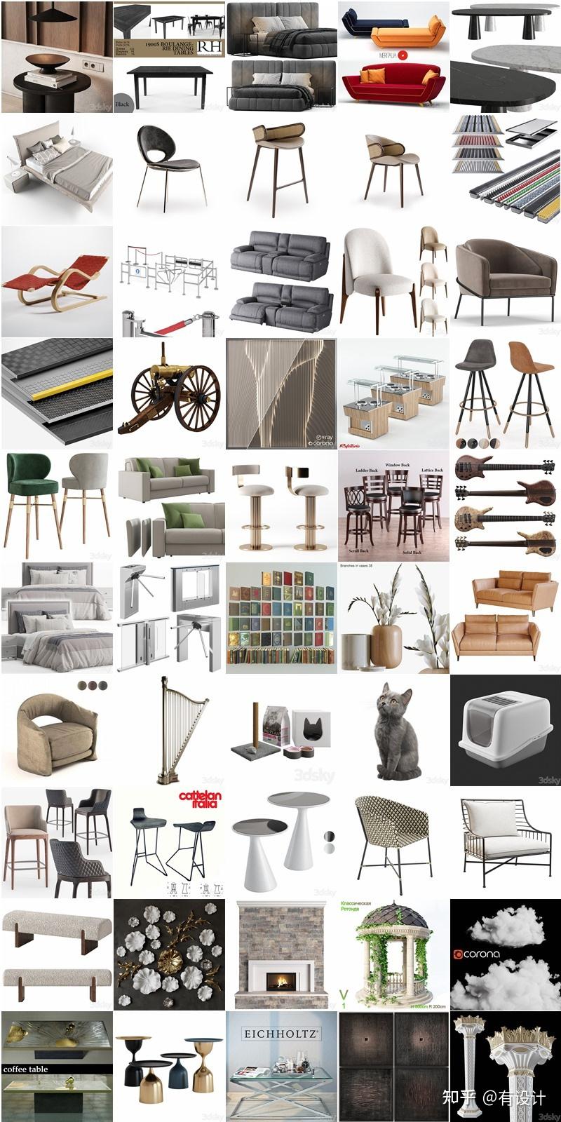 3dsky Pro 2023年11月3D模型合辑第一季 | 260套 | 11GB - GFXHUB - 知乎