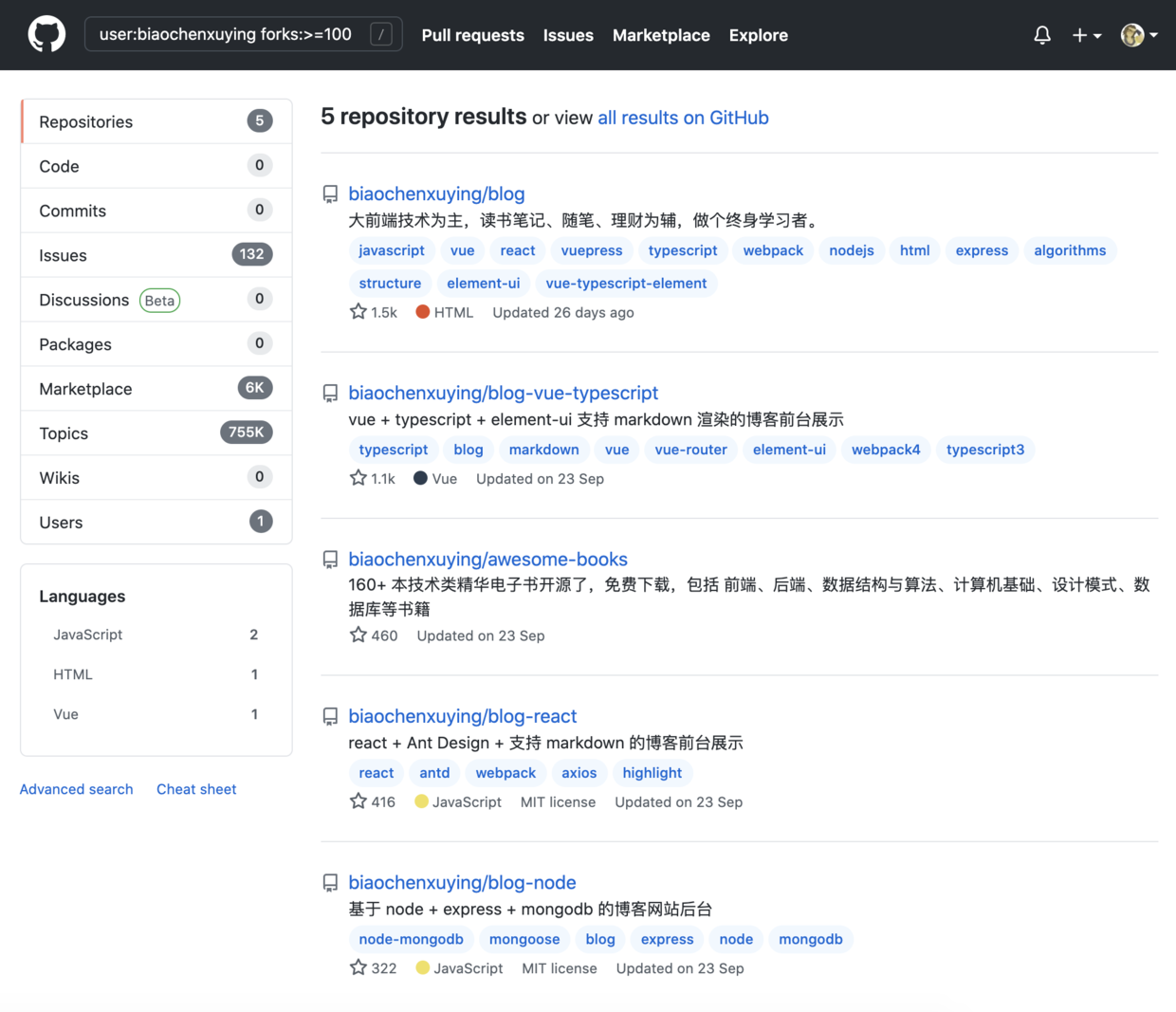 21个GitHub精准搜索的神仙技巧 - 知乎