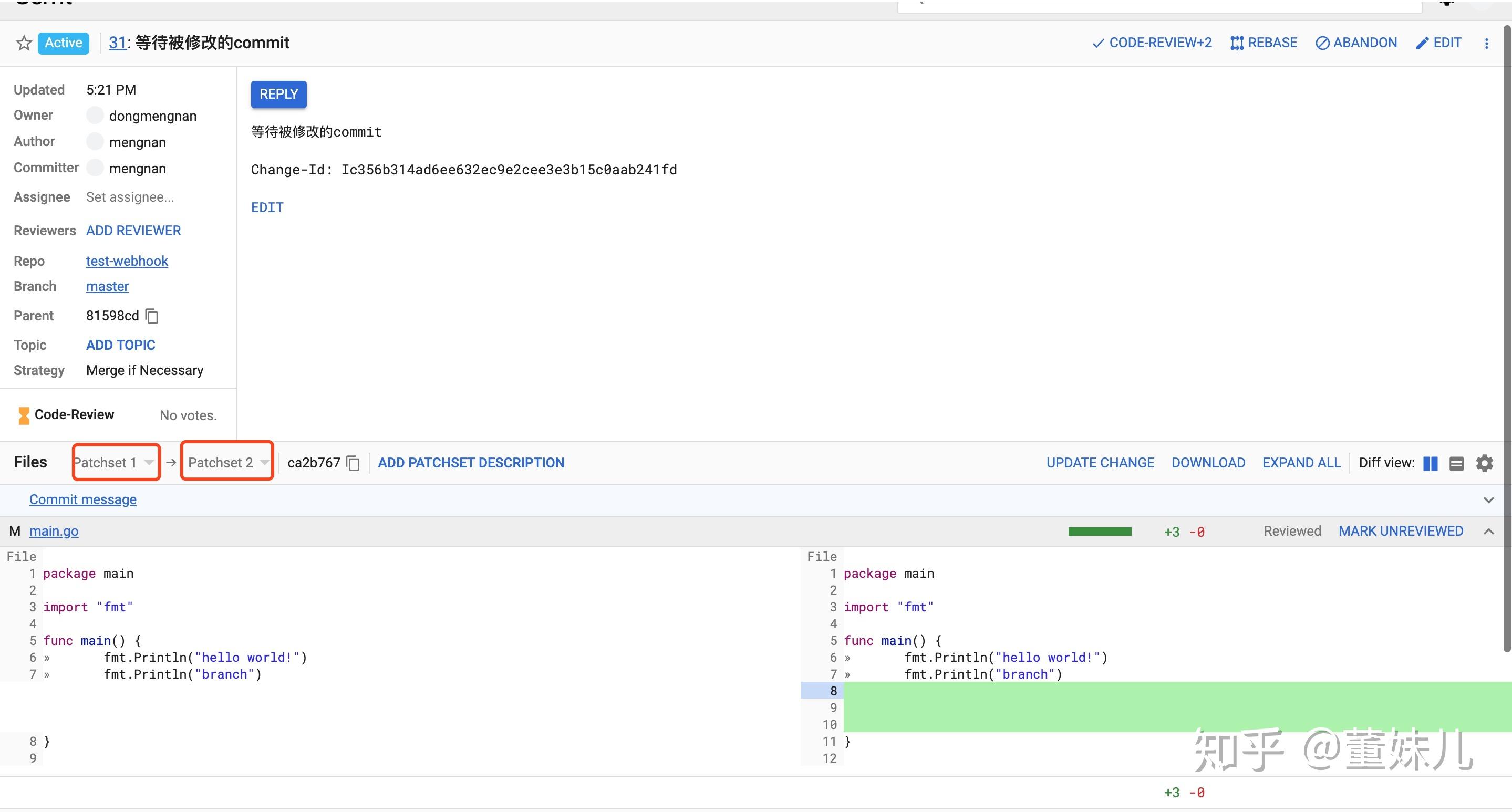 code review: gerrit实战 - 知乎