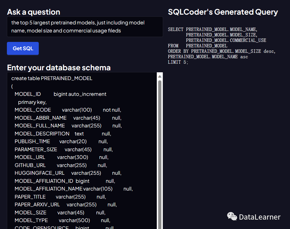 最强sql代码生成大模型发布:defogai开源超过gpt 35 Turbo的sql生成大模型sqlcoder,免费商用授权~ 知乎