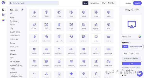 最佳 React 图标库推荐 - 知乎