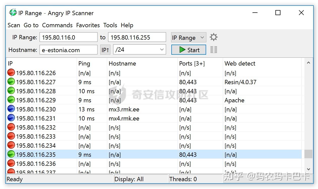 端口扫描工具合集 - 知乎