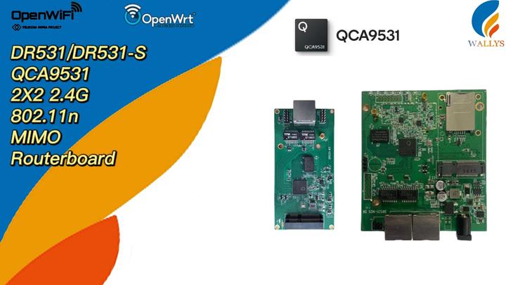 DR531|QCA9531 Wi-Fi routerboard 2X2 802.11n 2.4G MIMO - 知乎