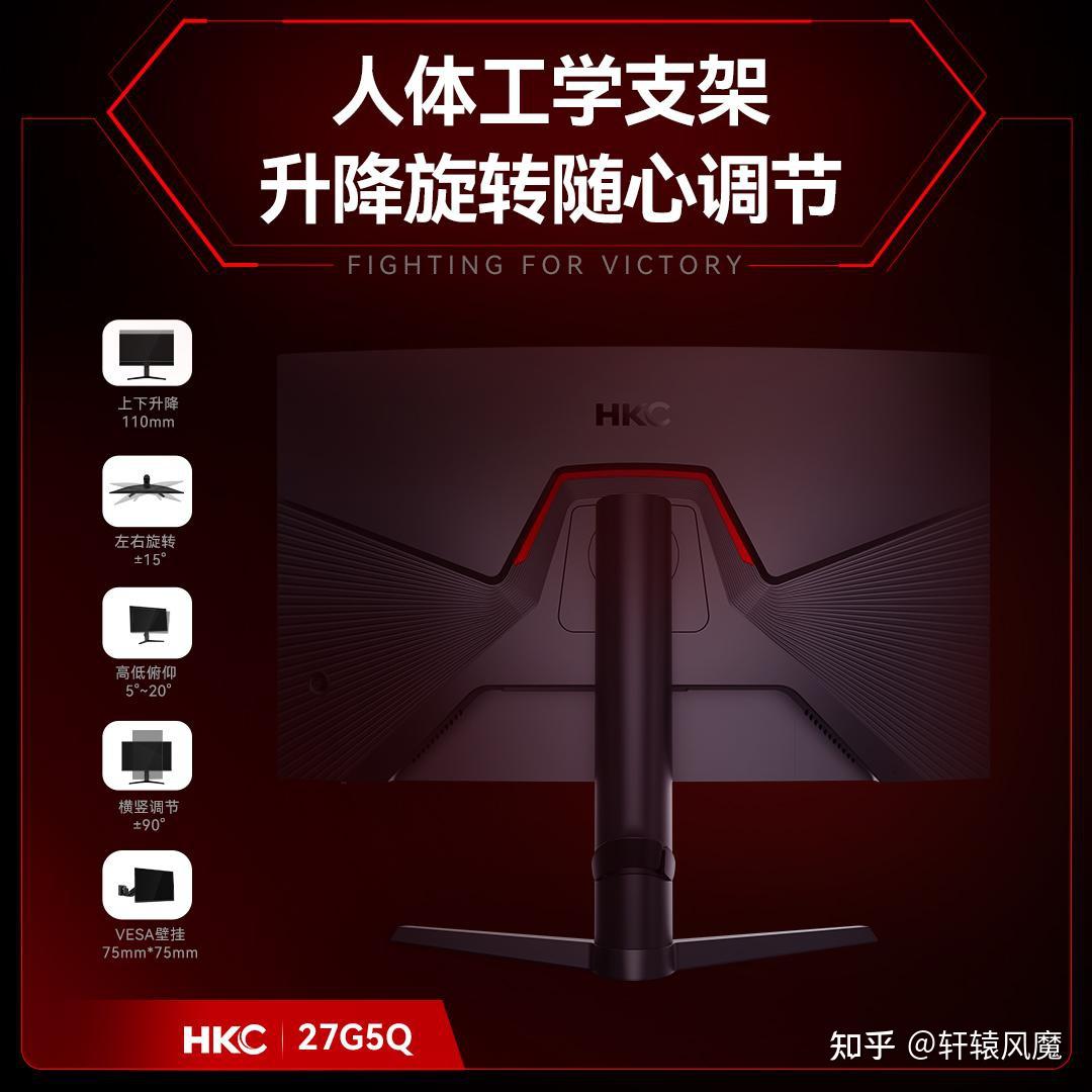170Hz高刷+Fast IPS千元小金刚！HKC 27G5Q电竞显示器 - 知乎