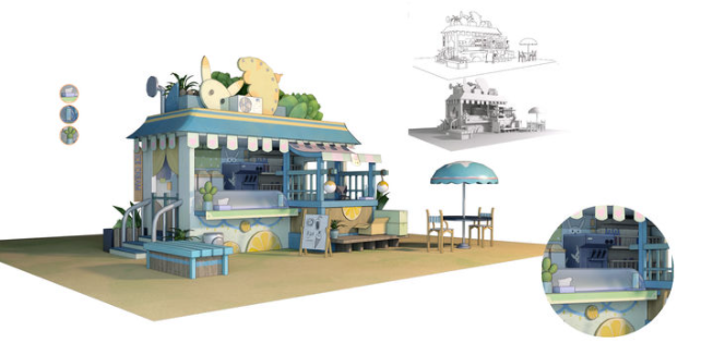 DCGART 基础班场景全流程作品 - 知乎