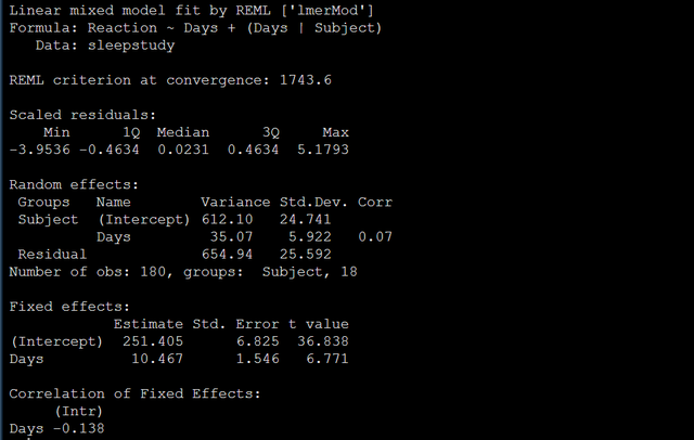R数据分析：用lme4包拟合线性和非线性混合效应模型 - 知乎