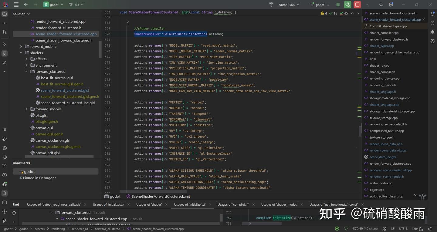 【Godot渲染分析笔记】Shader编译过程：从Godot Shader到glsl - 知乎