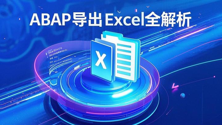 ABAP内表导出Excel的5种姿势详解（附代码示例） - 知乎