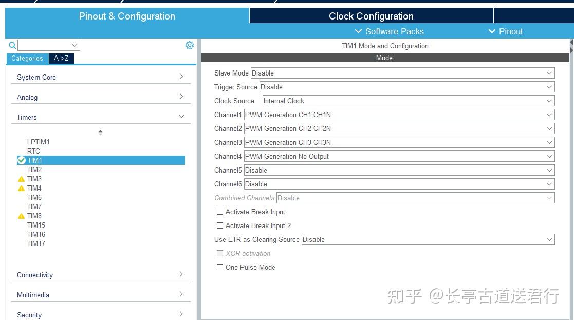 STM32配置互补PWM波输出 - 知乎