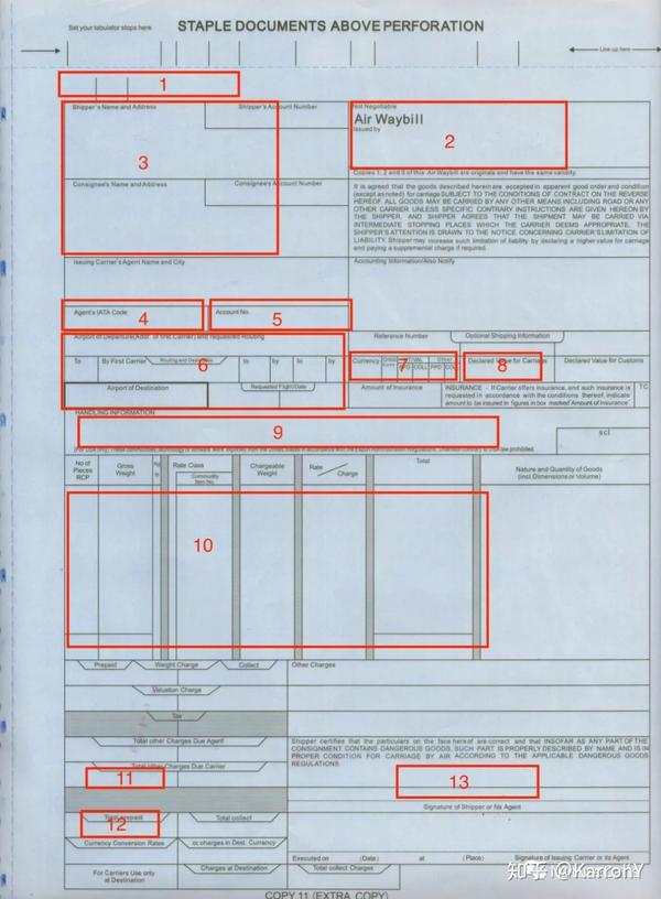 航空物流知识讲座 - MAWB（主运单） - 知乎