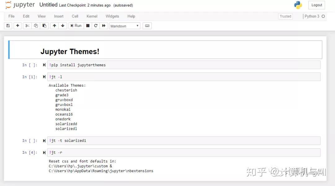 五分钟带你轻松优化你的Jupyter Notebook - 知乎