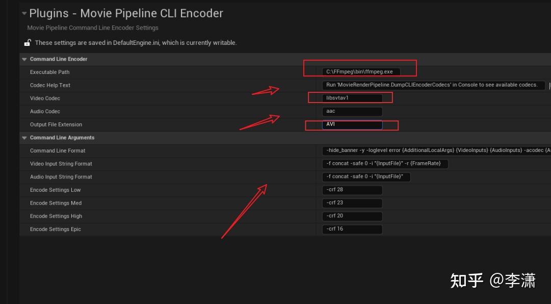UE5（虚幻）Movie Render Queue 输出MOV/MP4/AVI格式的视频 - 知乎